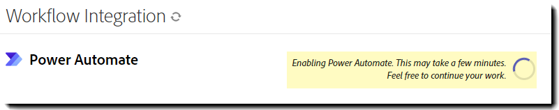 Enable and configure Adobe Acrobat Sign Workflow Automation integrated with Microsoft Power Automate